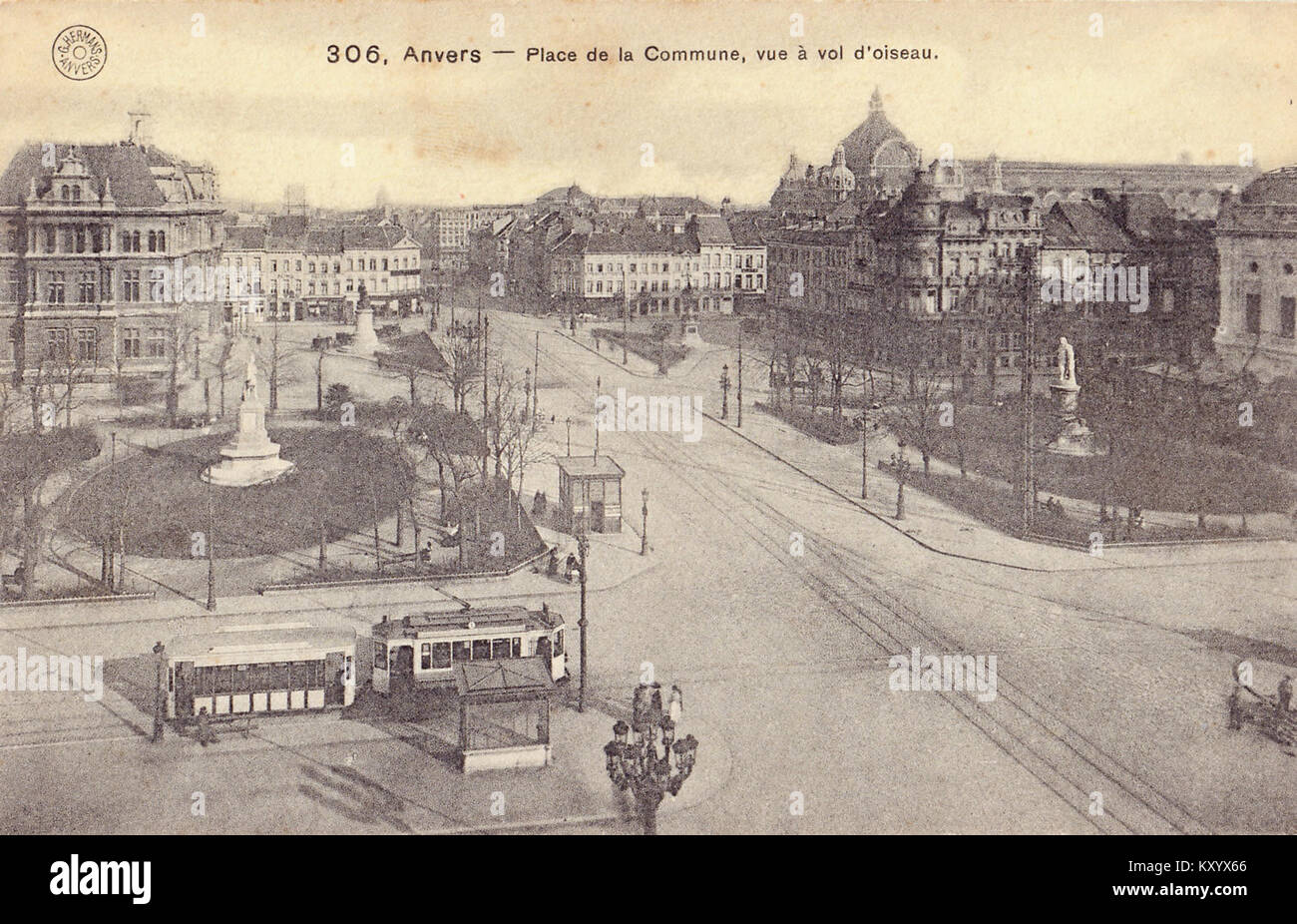 The *HERMANS 306* is a visual depiction of *Place de la Commune* in ...