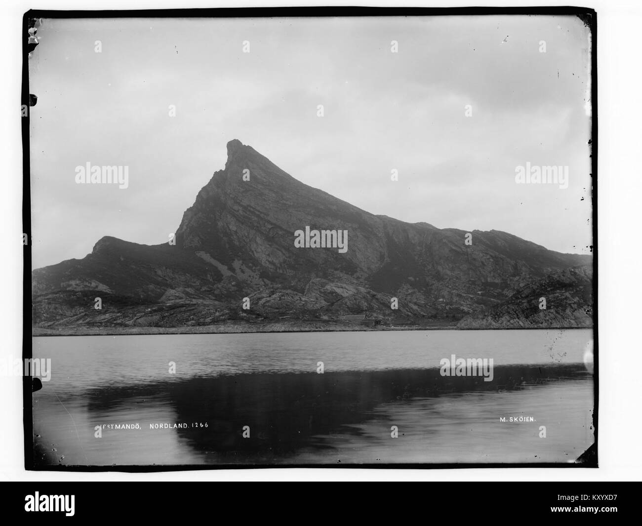 The title references the manuscript “Hestmandö, Nordland – NB MS G4 ...