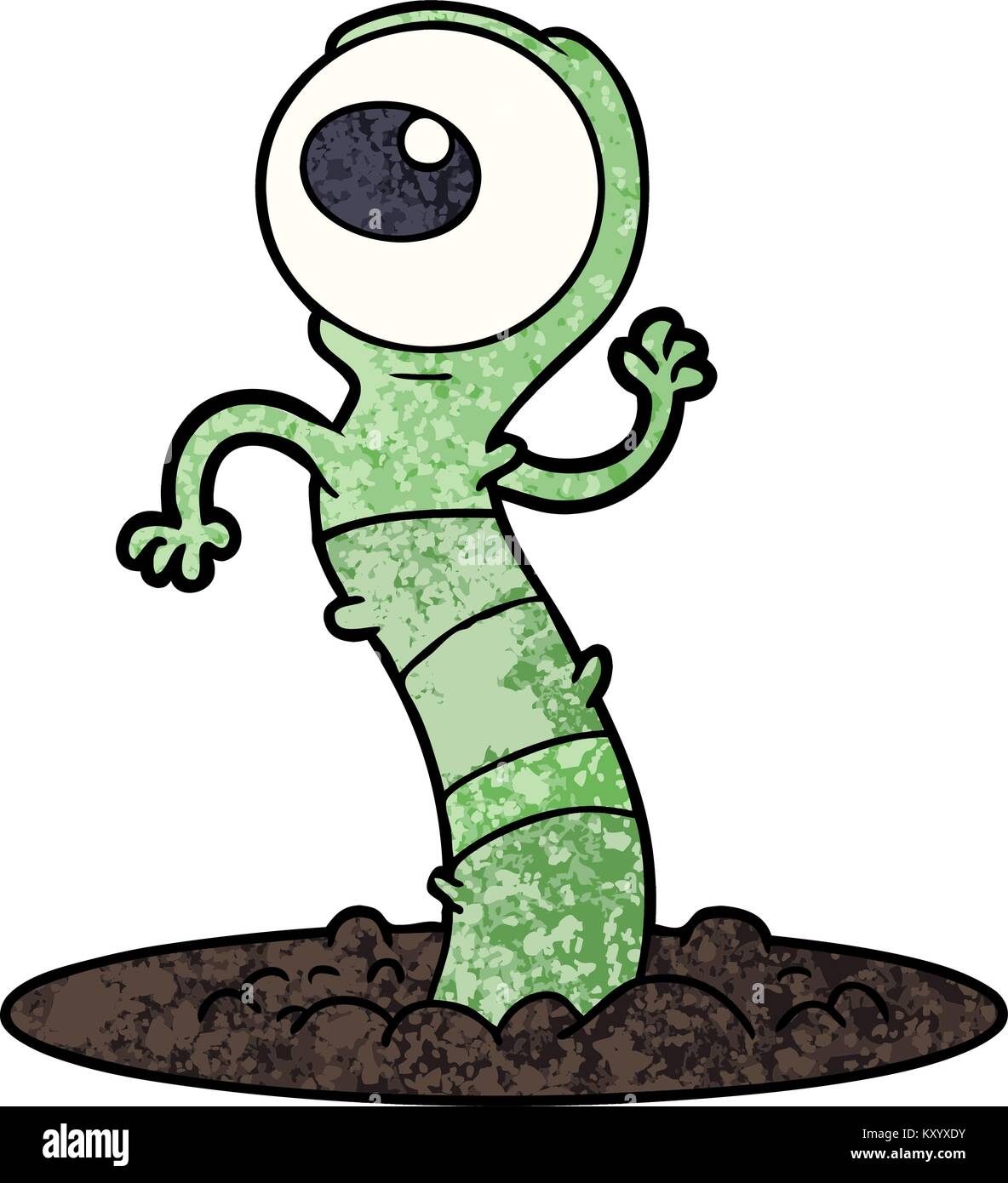 cartoon alien swamp monster Stock Vector Image & Art - Alamy