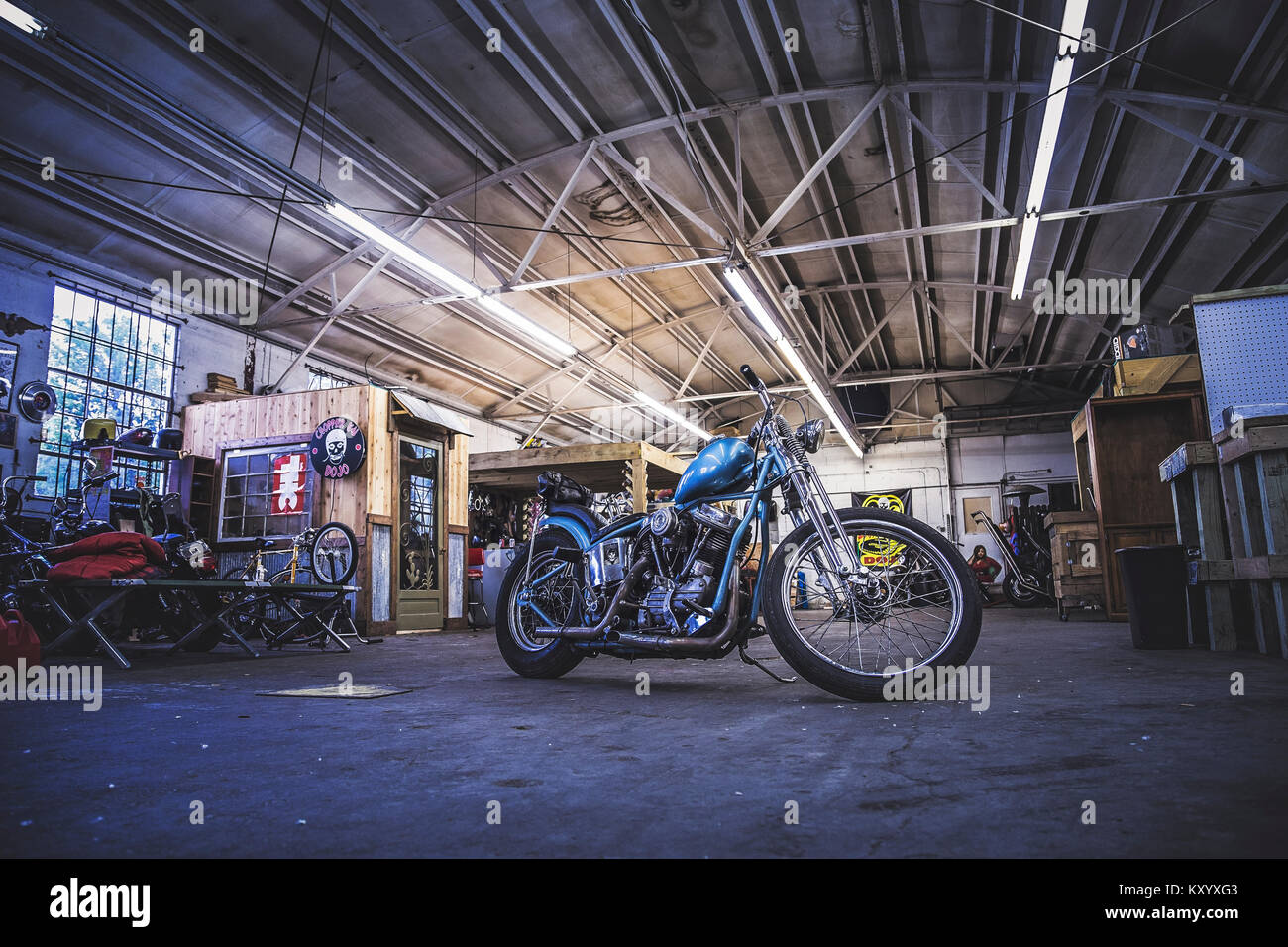Custom motorcycle rider hi-res stock photography and images - Alamy