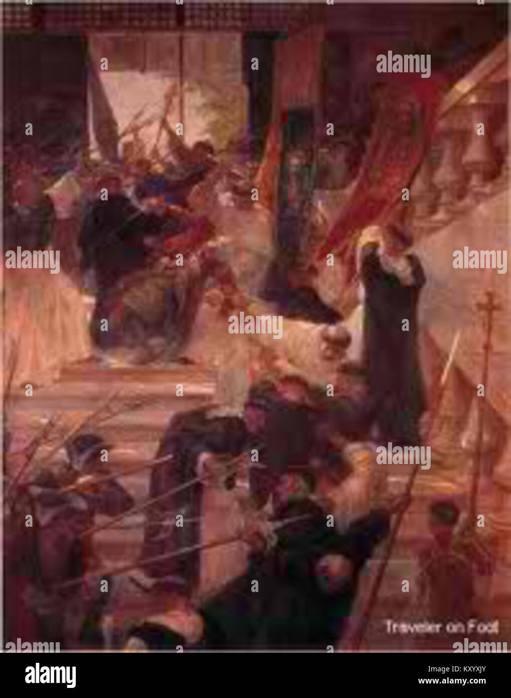 Hidalgo's The Assassination of Governor General Bustamante Stock Photo ...