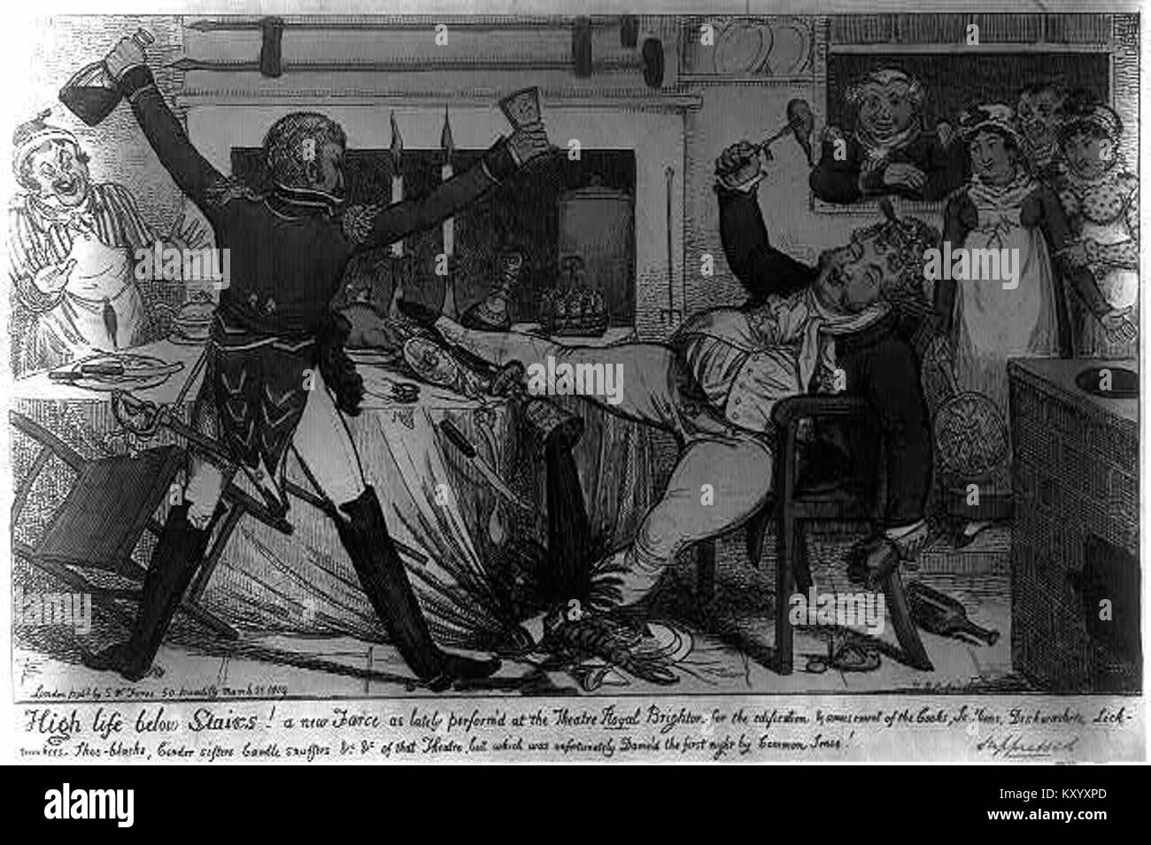 A historical image capturing the contrast between the upper and lower ...