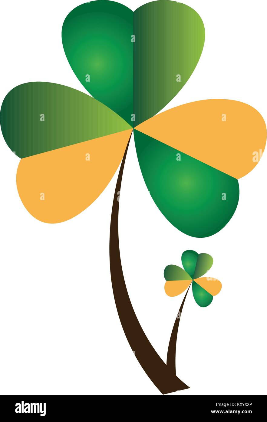 Isolated traditional clover Stock Vector Image & Art - Alamy