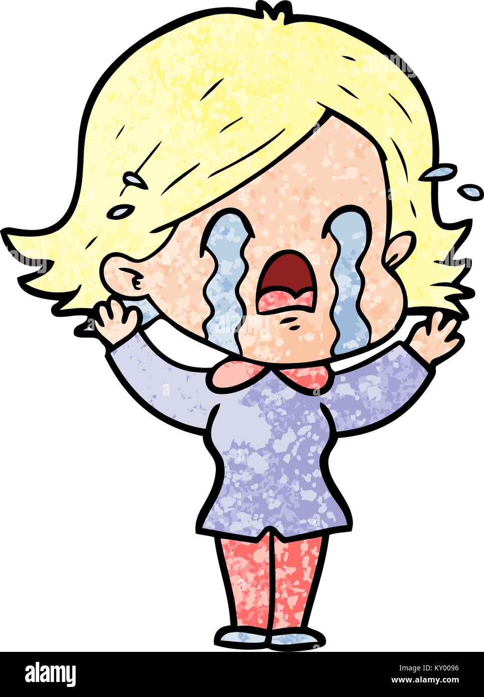 cartoon woman crying Stock Vector Image & Art - Alamy