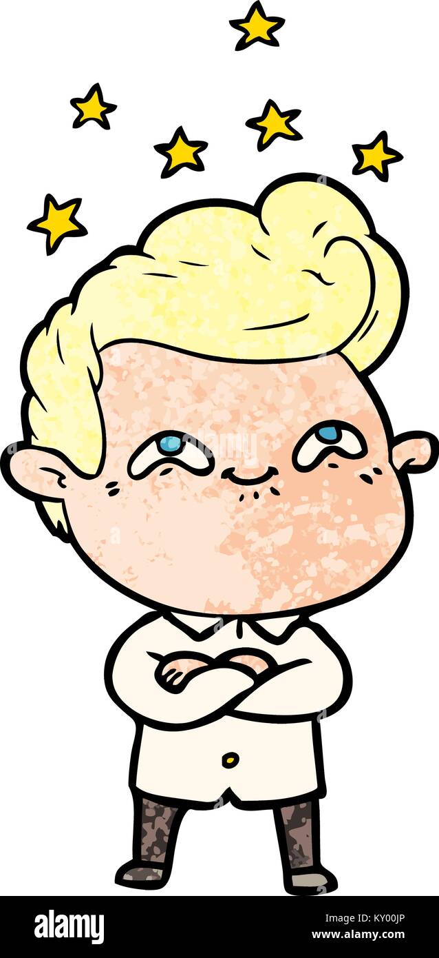 cartoon excited man Stock Vector Image & Art - Alamy