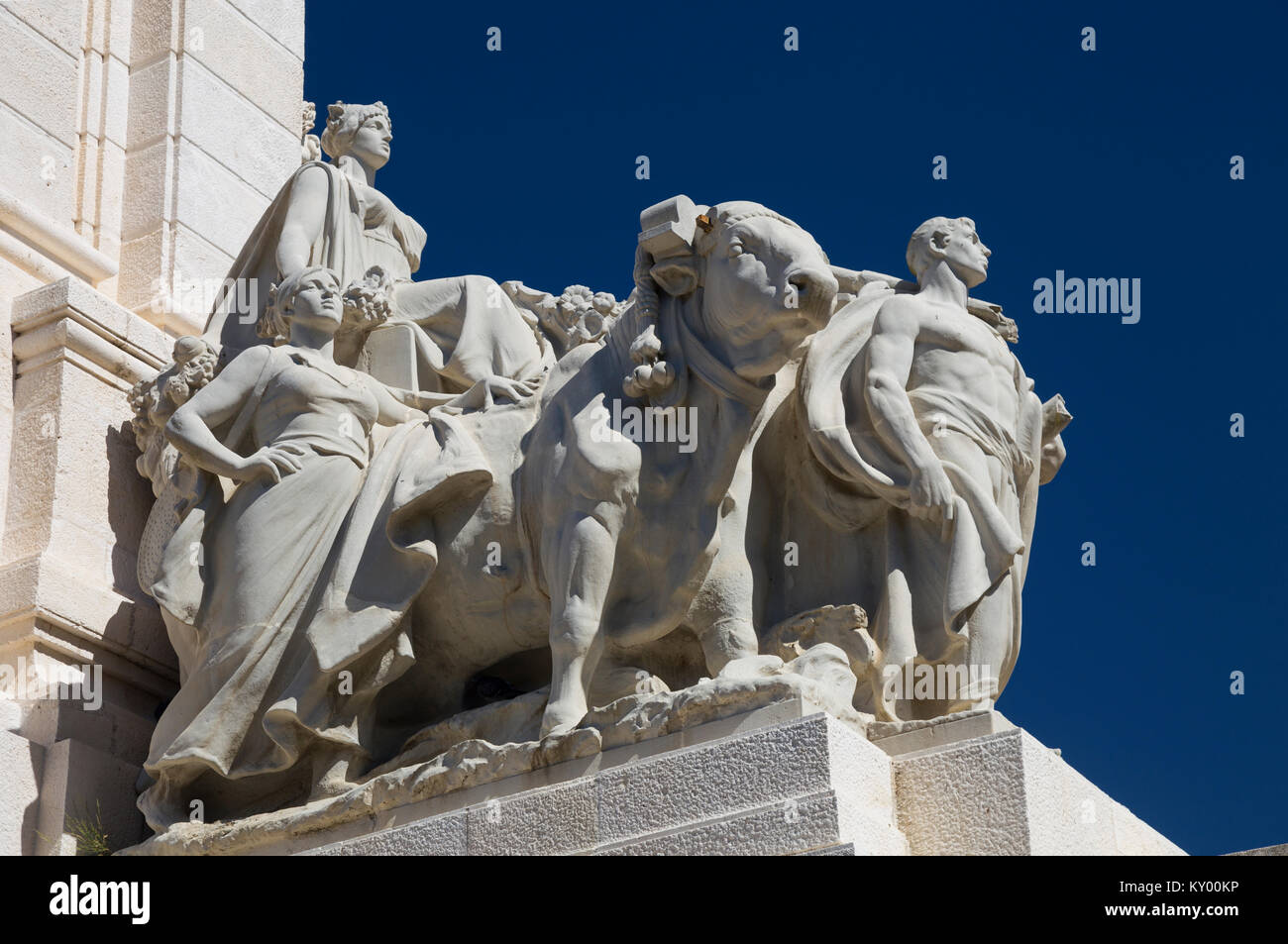 Plaza de España in Cadiz,Spain commemorating the Spanish Constitution ...