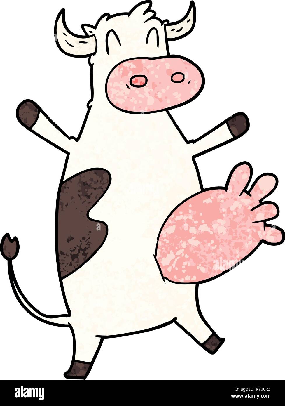 cartoon cow swinging udder Stock Vector Image & Art - Alamy
