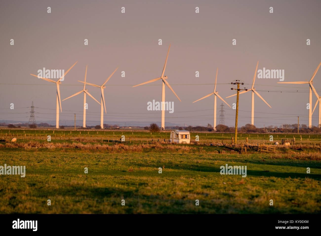 Cheyne court wind farm hi-res stock photography and images - Alamy