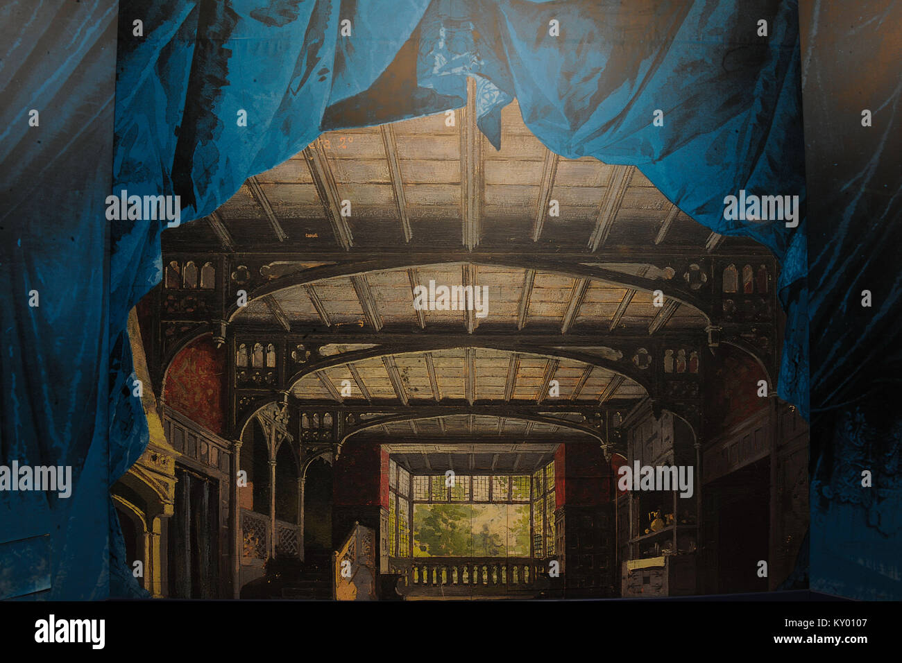 Scenery, Opera, Museo Giuseppe Verdi, 2012, Busseto, Parma, Italy Stock ...