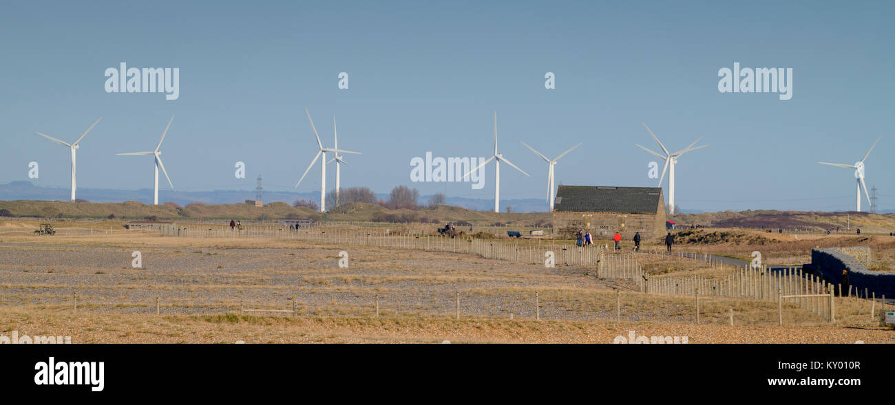 Rye Harbour nature reserve viewed from Winchelsea Beach Stock Photo - Alamy