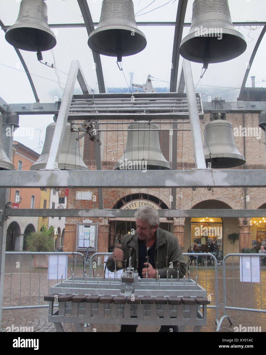 People, bells, 2013, Verdi Museum, Roncole Verdi, Busseto, Italy Stock ...
