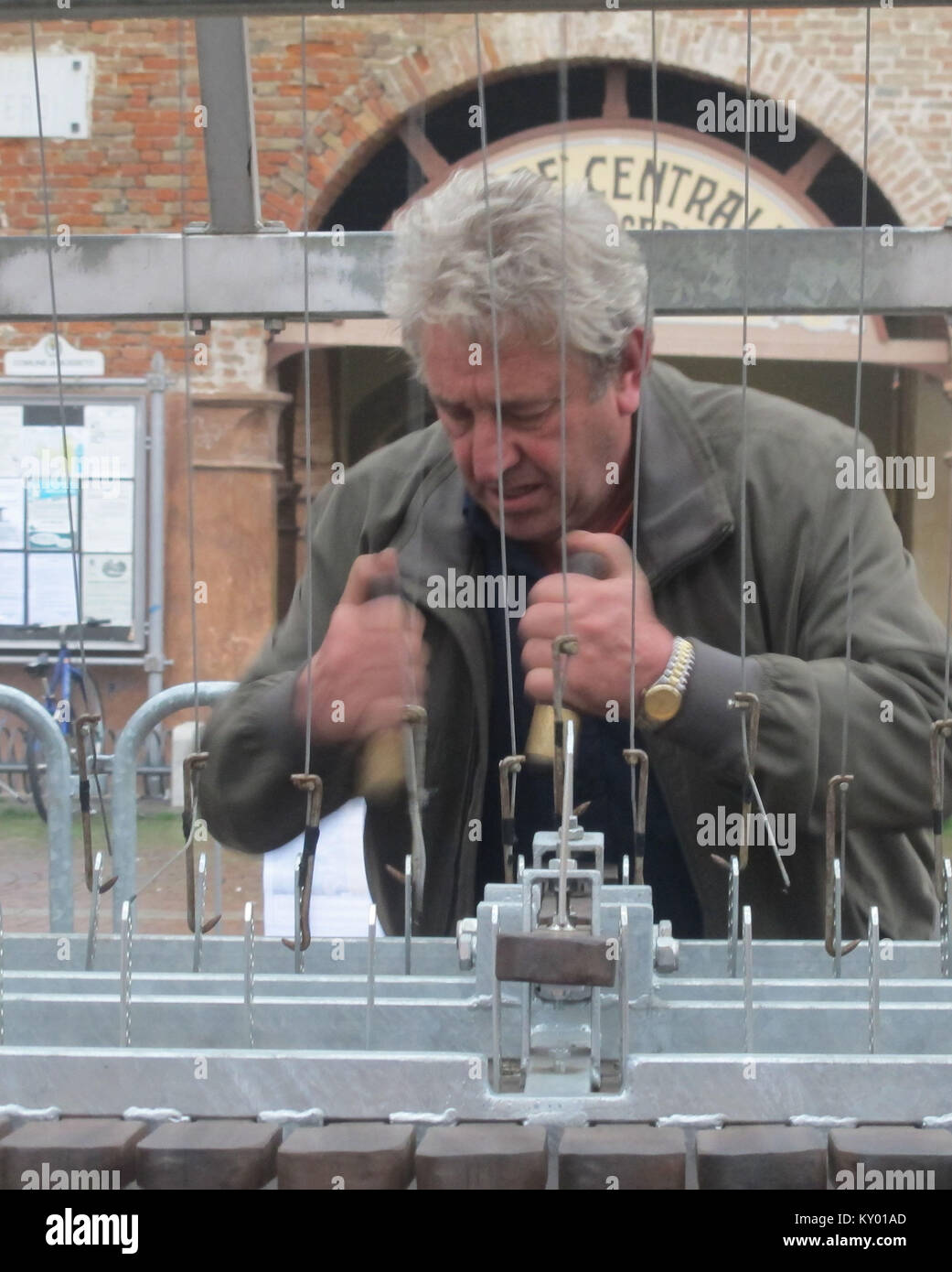 People, bells, 2013, Verdi Museum, Roncole Verdi, Busseto, Italy Stock ...