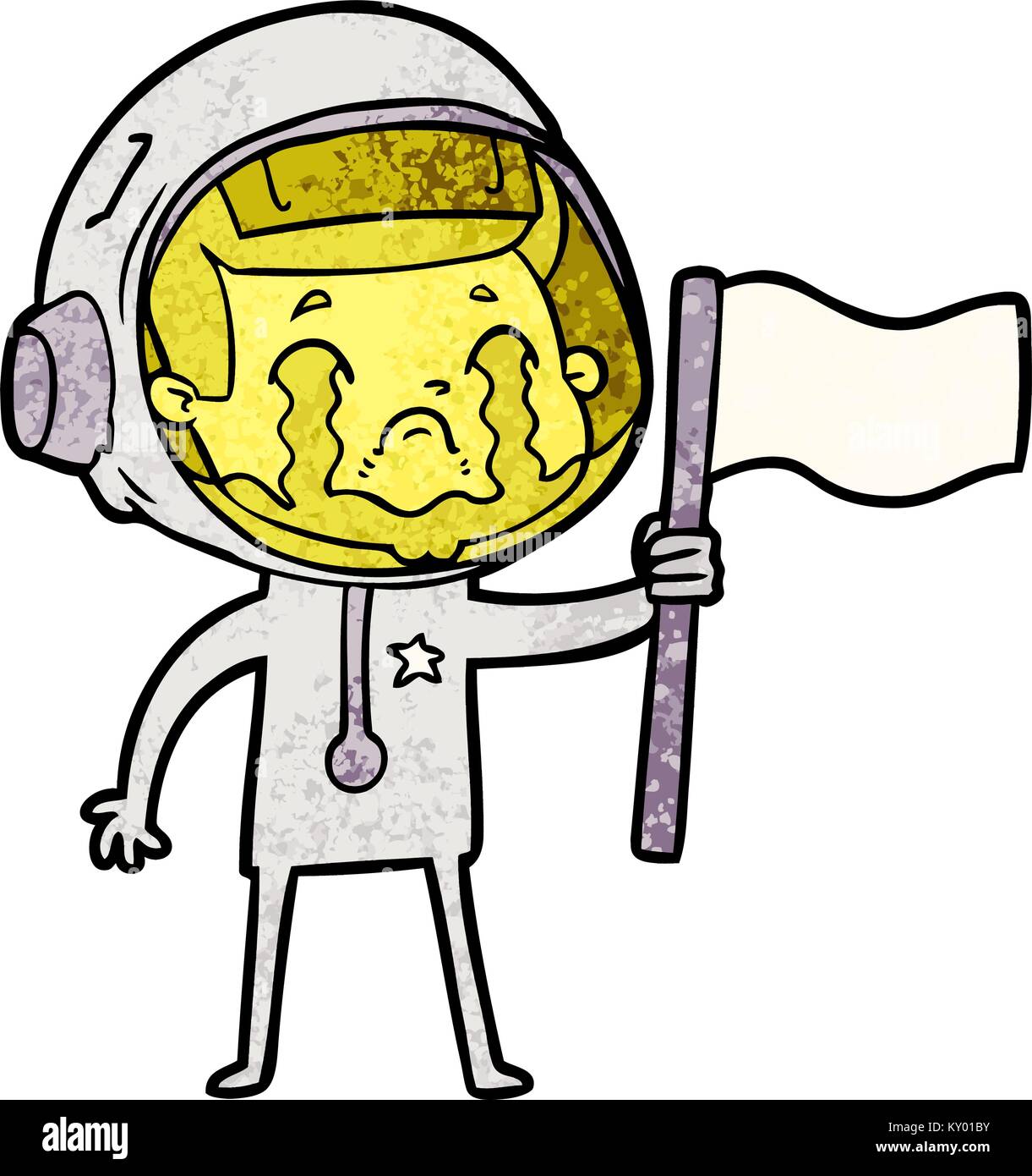 cartoon crying astronaut Stock Vector Image & Art - Alamy