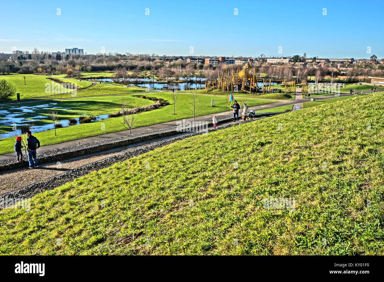 Northala Fields, Northolt, London, United Kingdom Stock Photo - Alamy
