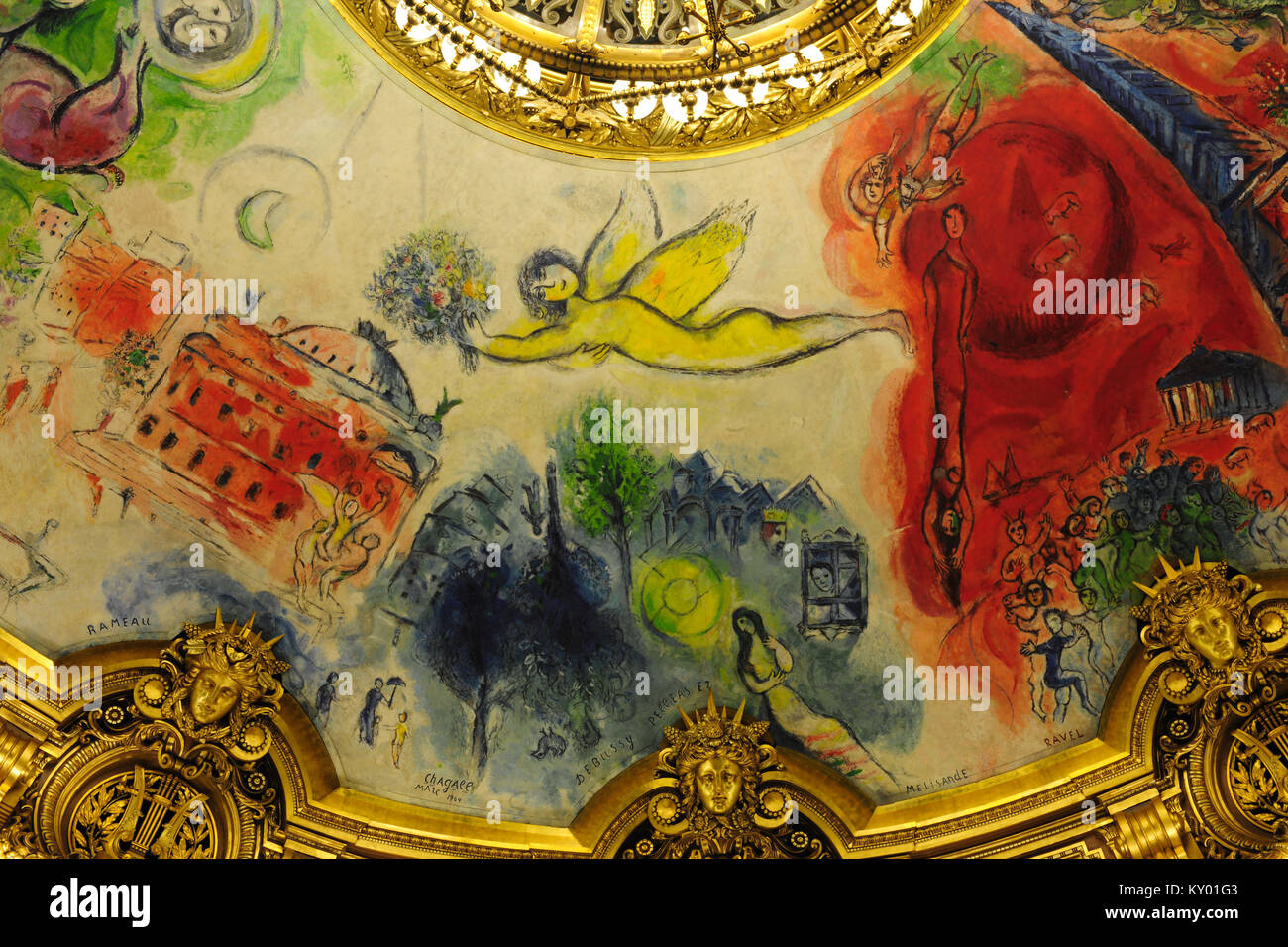Palais garnier chagall hi-res stock photography and images - Alamy
