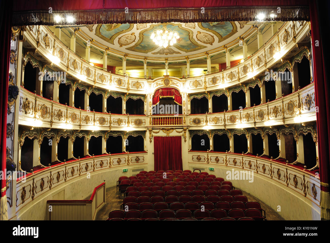 Stage theater chandelier hi-res stock photography and images - Alamy