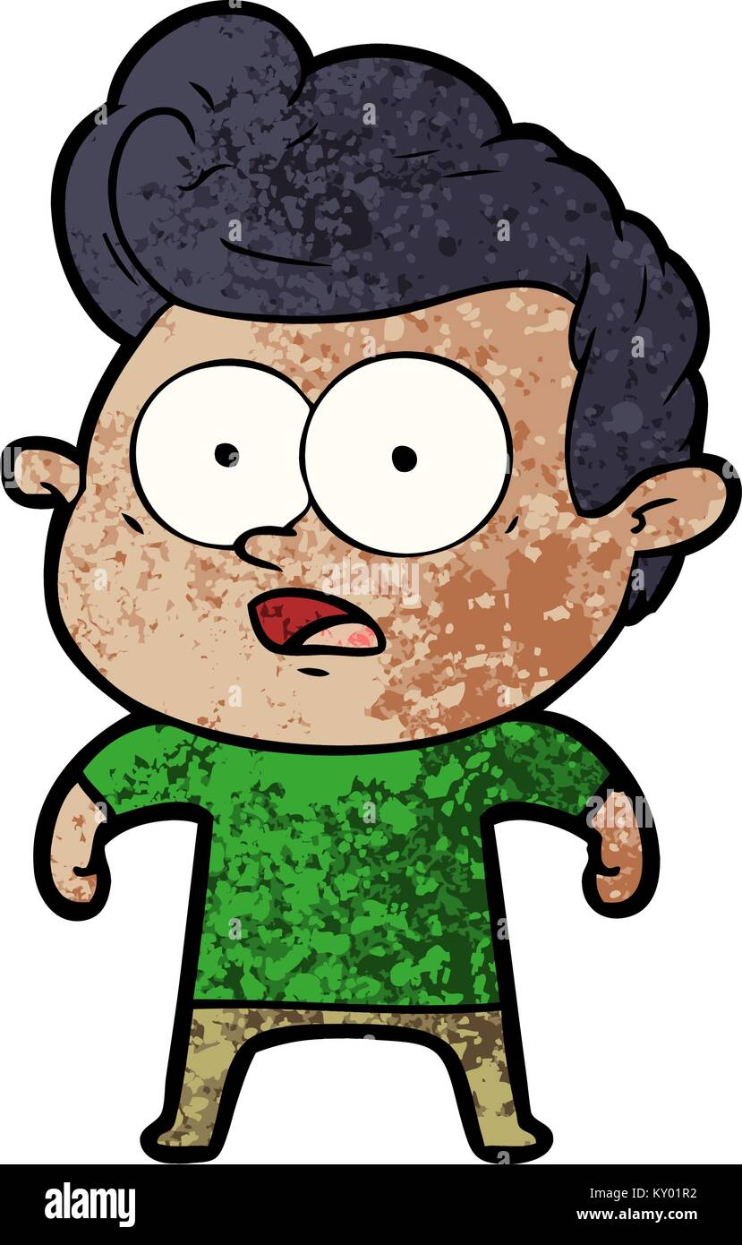 cartoon staring man Stock Vector Image & Art - Alamy