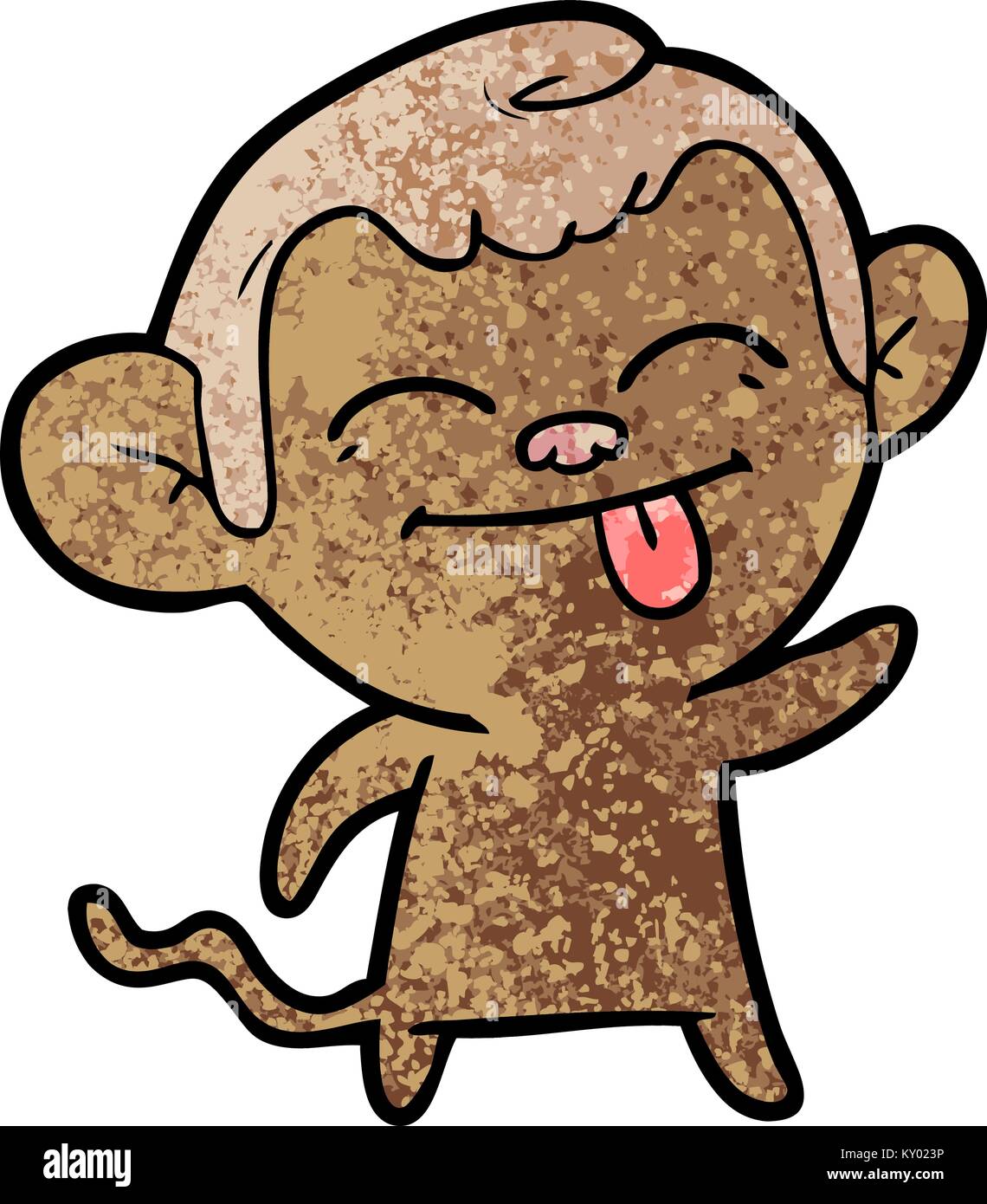 funny cartoon monkey Stock Vector Image & Art - Alamy