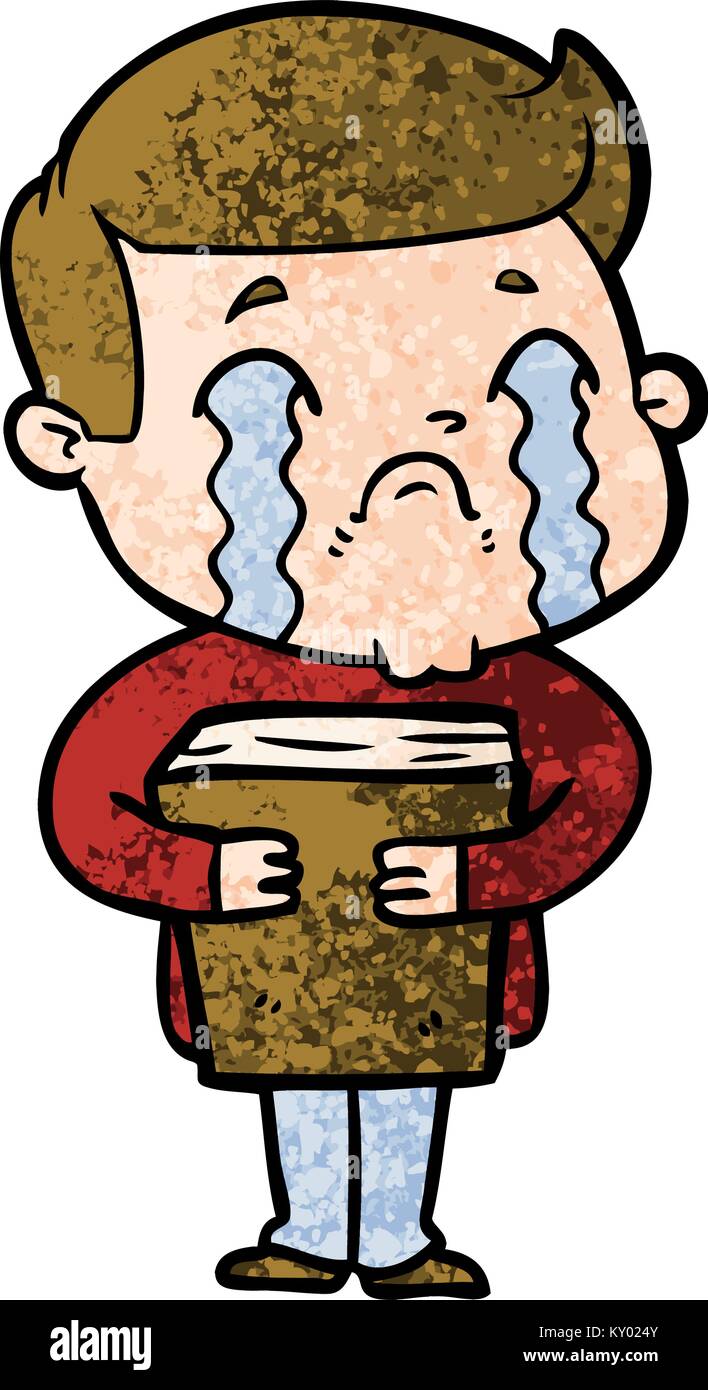 cartoon man crying Stock Vector Image & Art - Alamy