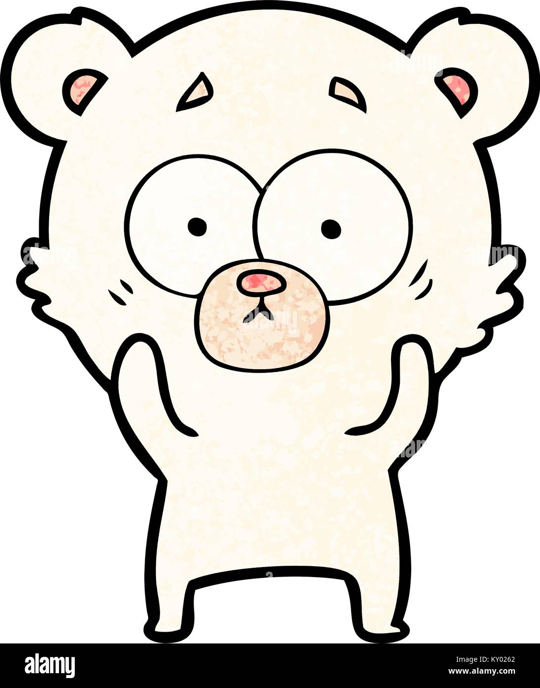 surprised polar bear cartoon Stock Vector Image & Art - Alamy