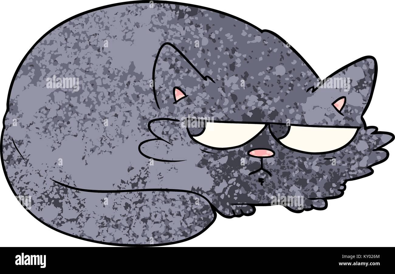 cartoon suspicious cat Stock Vector Image & Art - Alamy