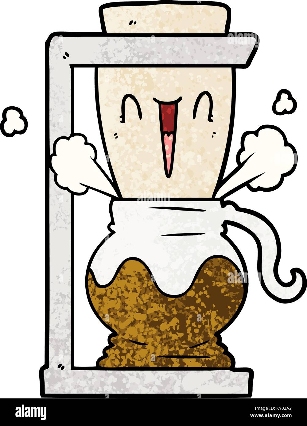 cartoon filter coffee machine Stock Vector Image & Art - Alamy