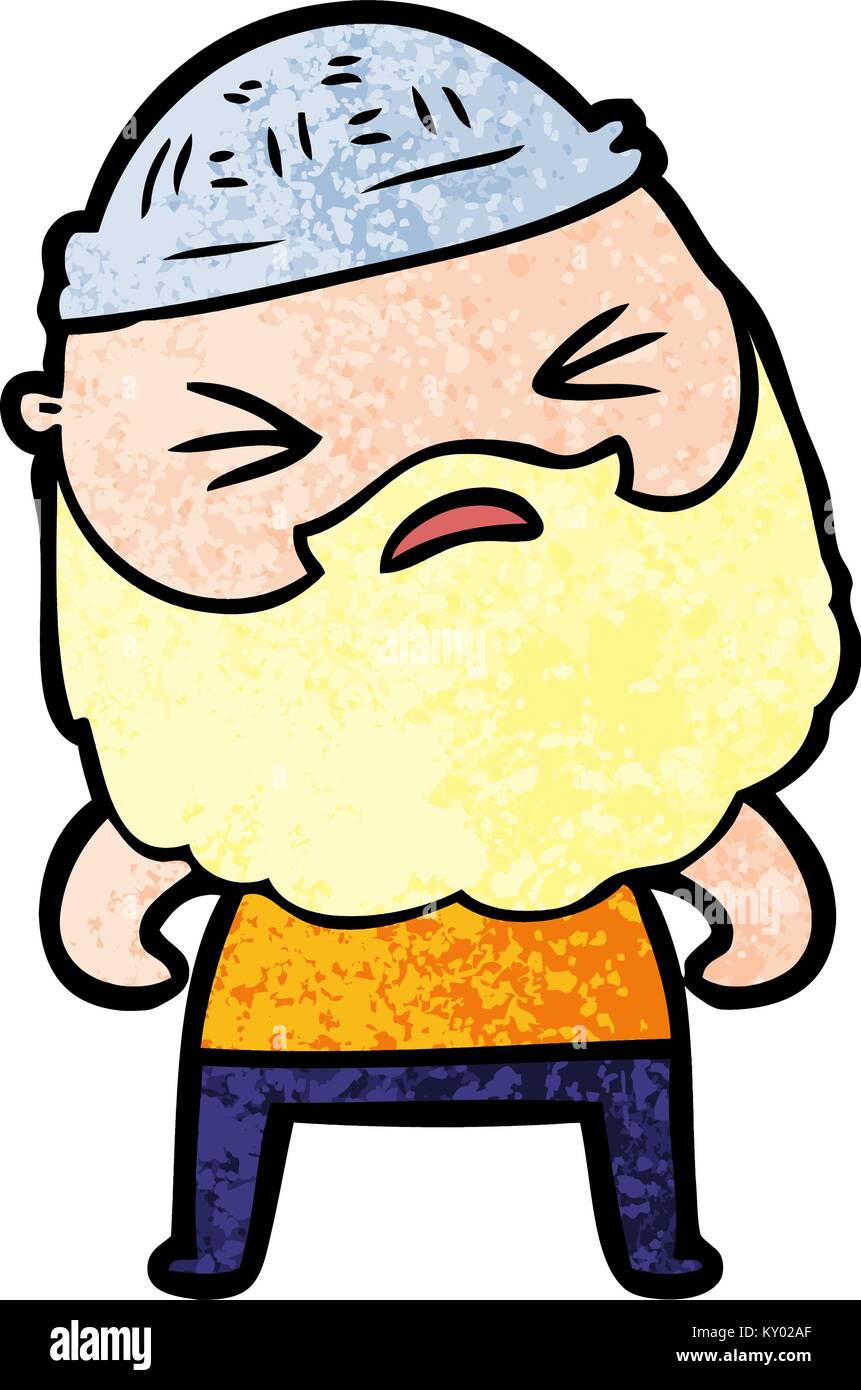 cartoon man with beard Stock Vector Image & Art - Alamy