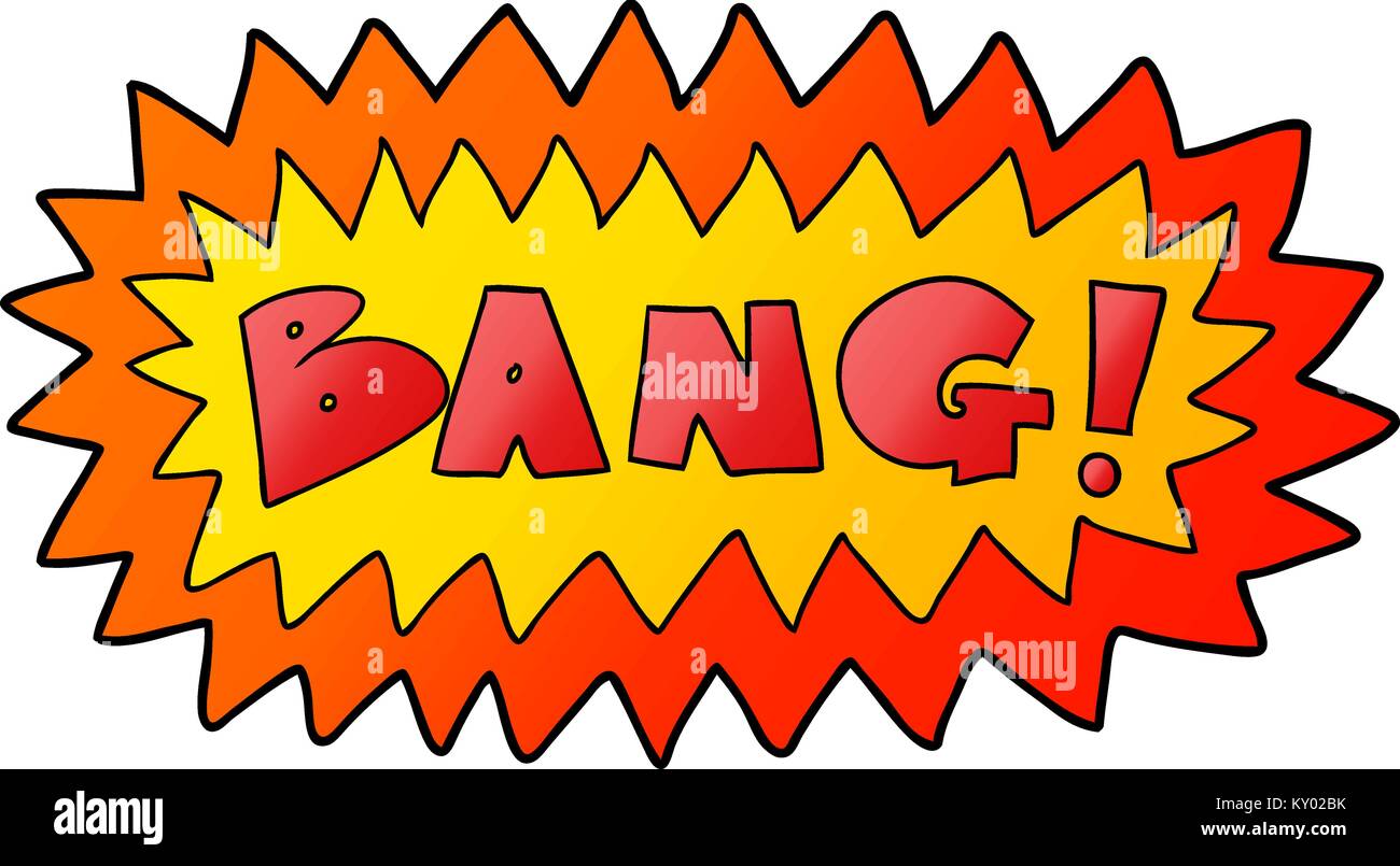 Vector Cartoon Bang High Resolution Stock Photography and Images - Alamy