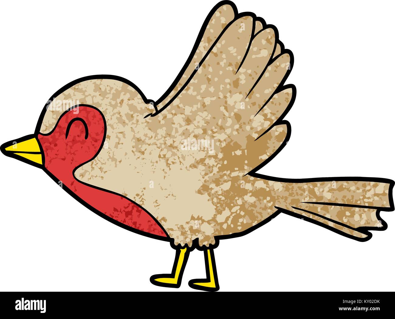 cartoon robin taking flight Stock Vector Image & Art - Alamy
