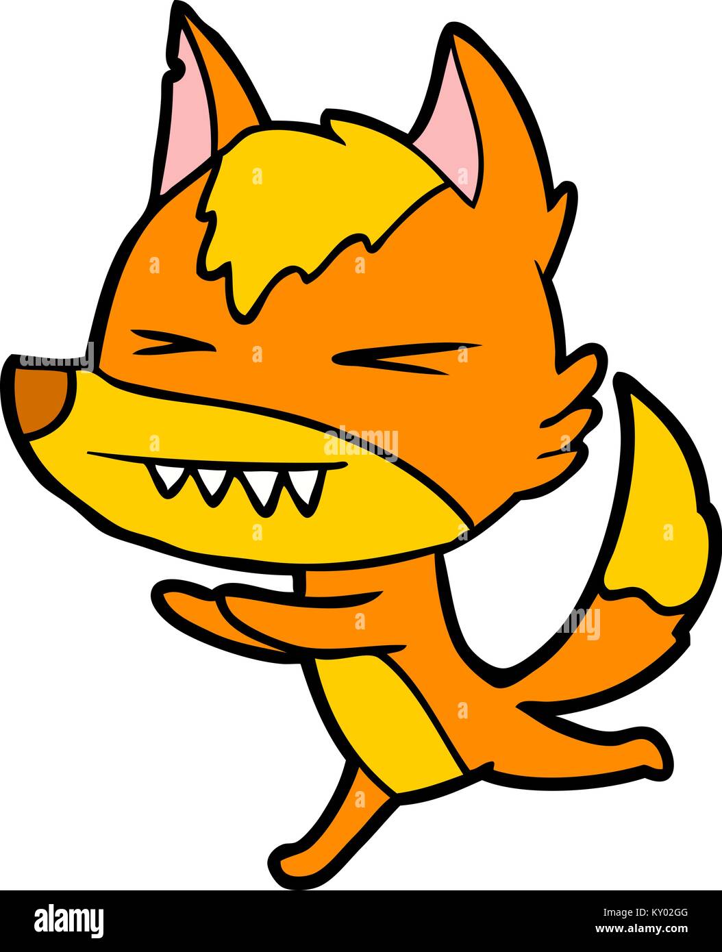 fox cartoon character Stock Vector Image & Art - Alamy