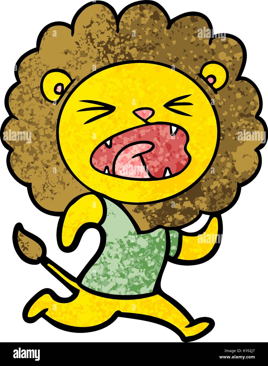 cartoon lion running Stock Vector Image & Art - Alamy