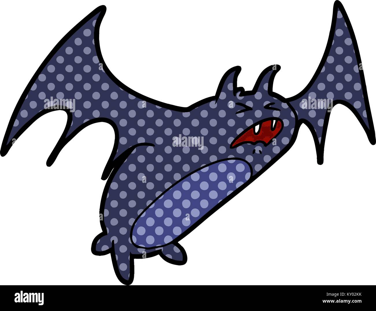 spooky cartoon bat Stock Vector Image & Art - Alamy