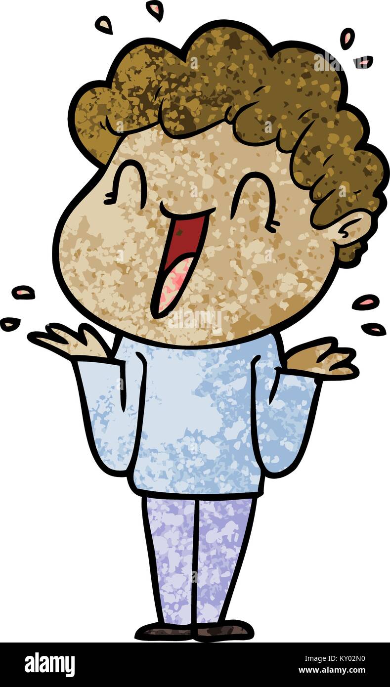 cartoon happy man Stock Vector Image & Art - Alamy