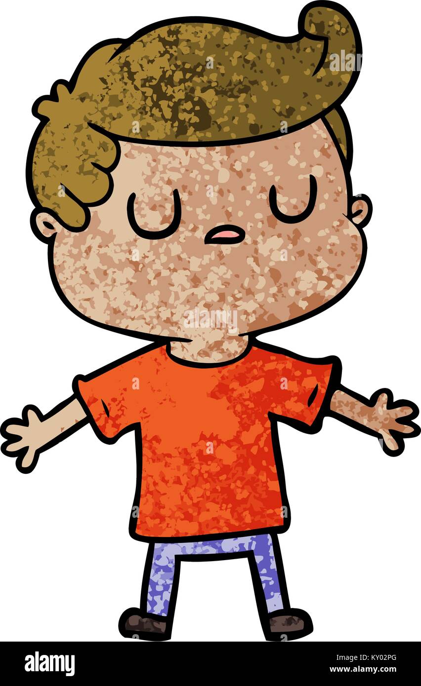 cartoon aloof man Stock Vector Image & Art - Alamy