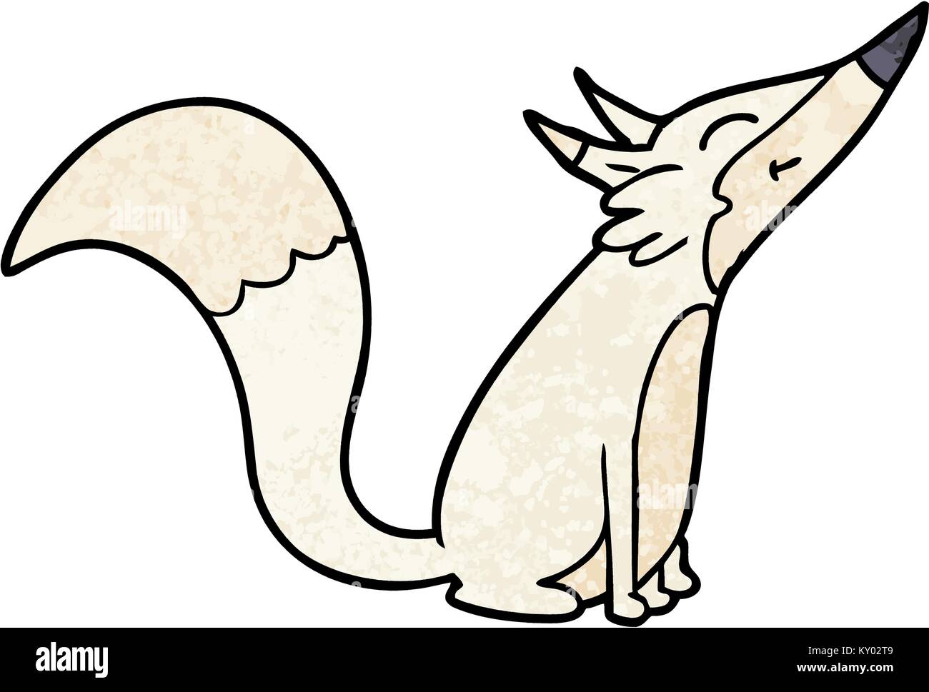 cartoon arctic fox Stock Vector Image & Art - Alamy