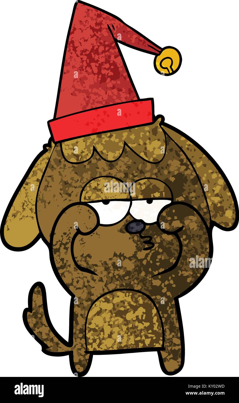 cartoon tired dog Stock Vector Image & Art - Alamy