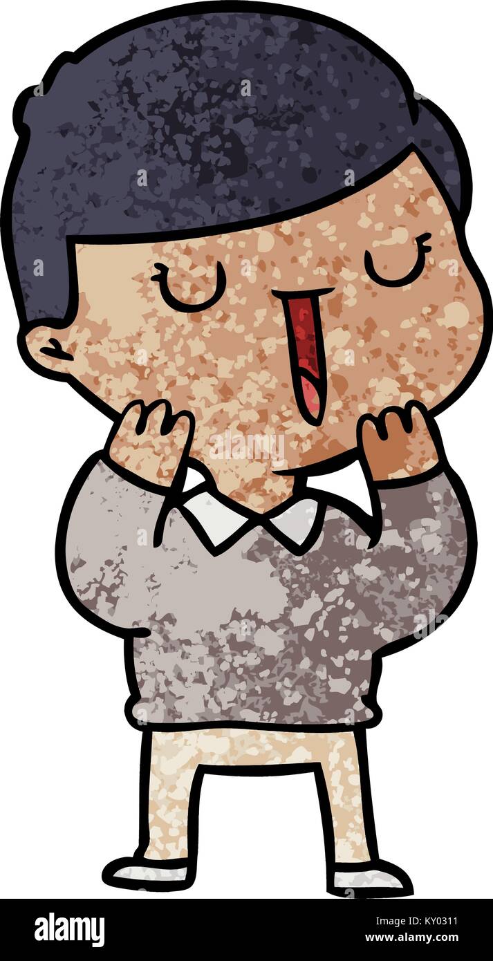 cartoon happy boy Stock Vector Image & Art - Alamy