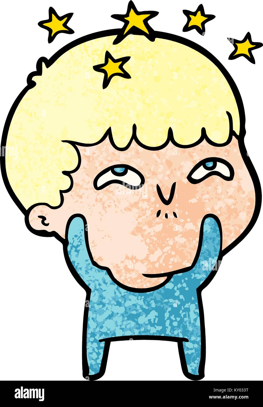 cartoon amazed boy Stock Vector Image & Art - Alamy