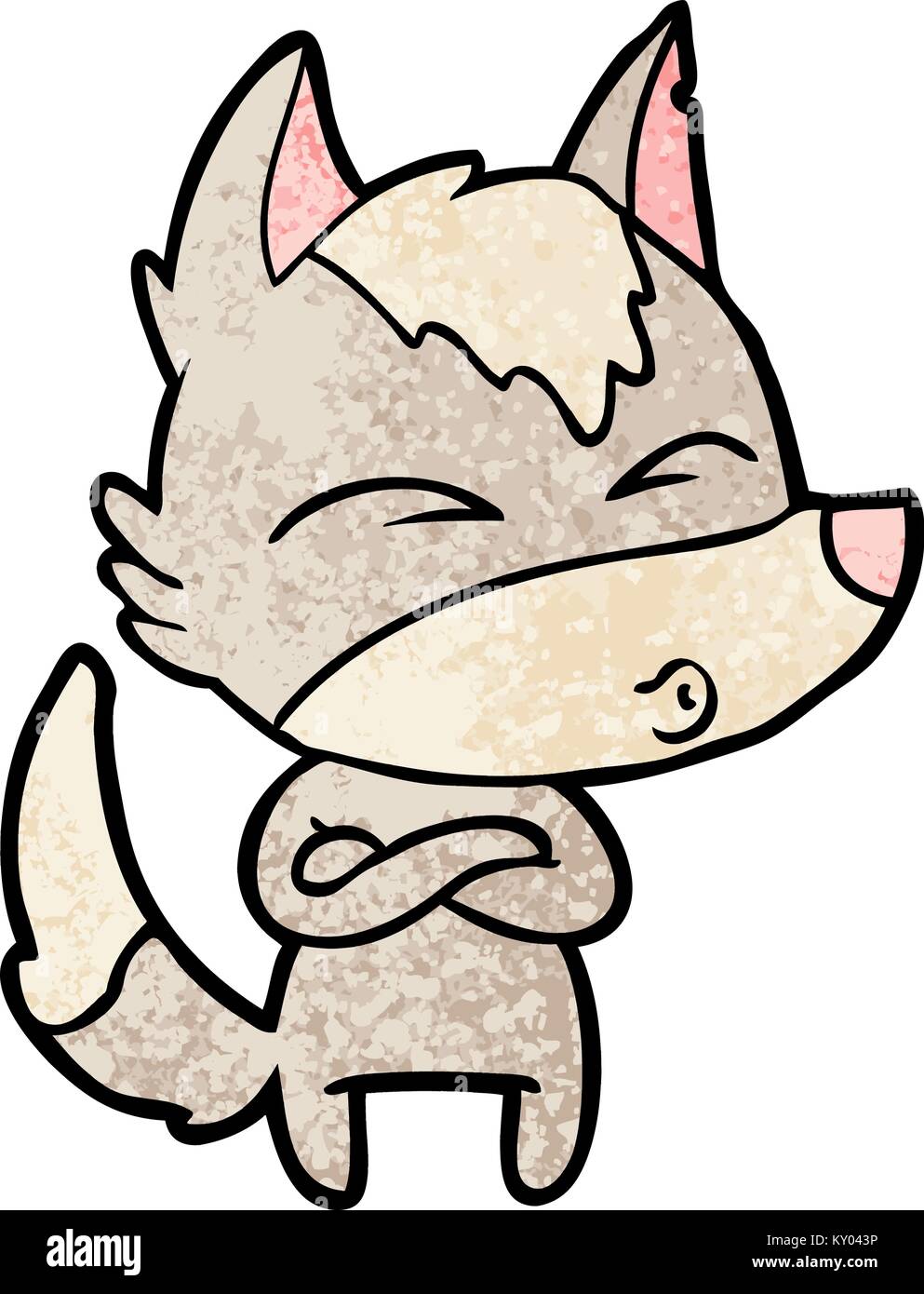 cartoon wolf whistling Stock Vector Image & Art - Alamy