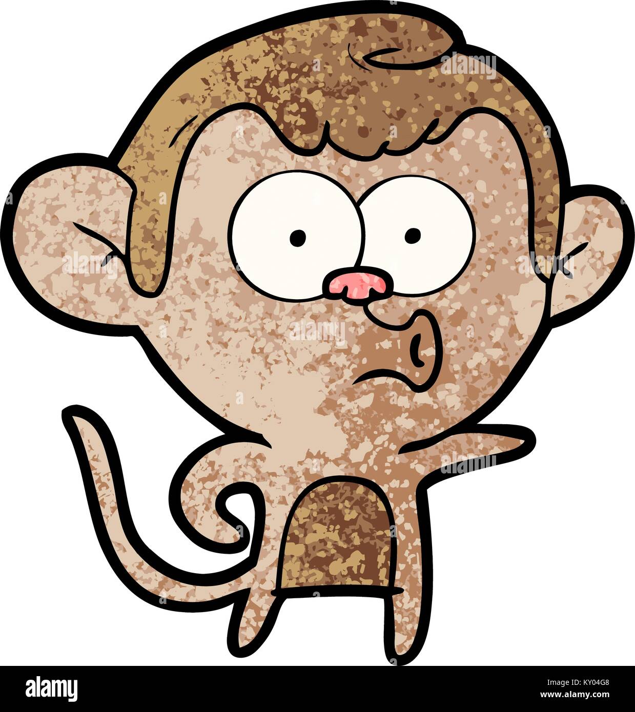 cartoon pointing monkey Stock Vector Image & Art - Alamy