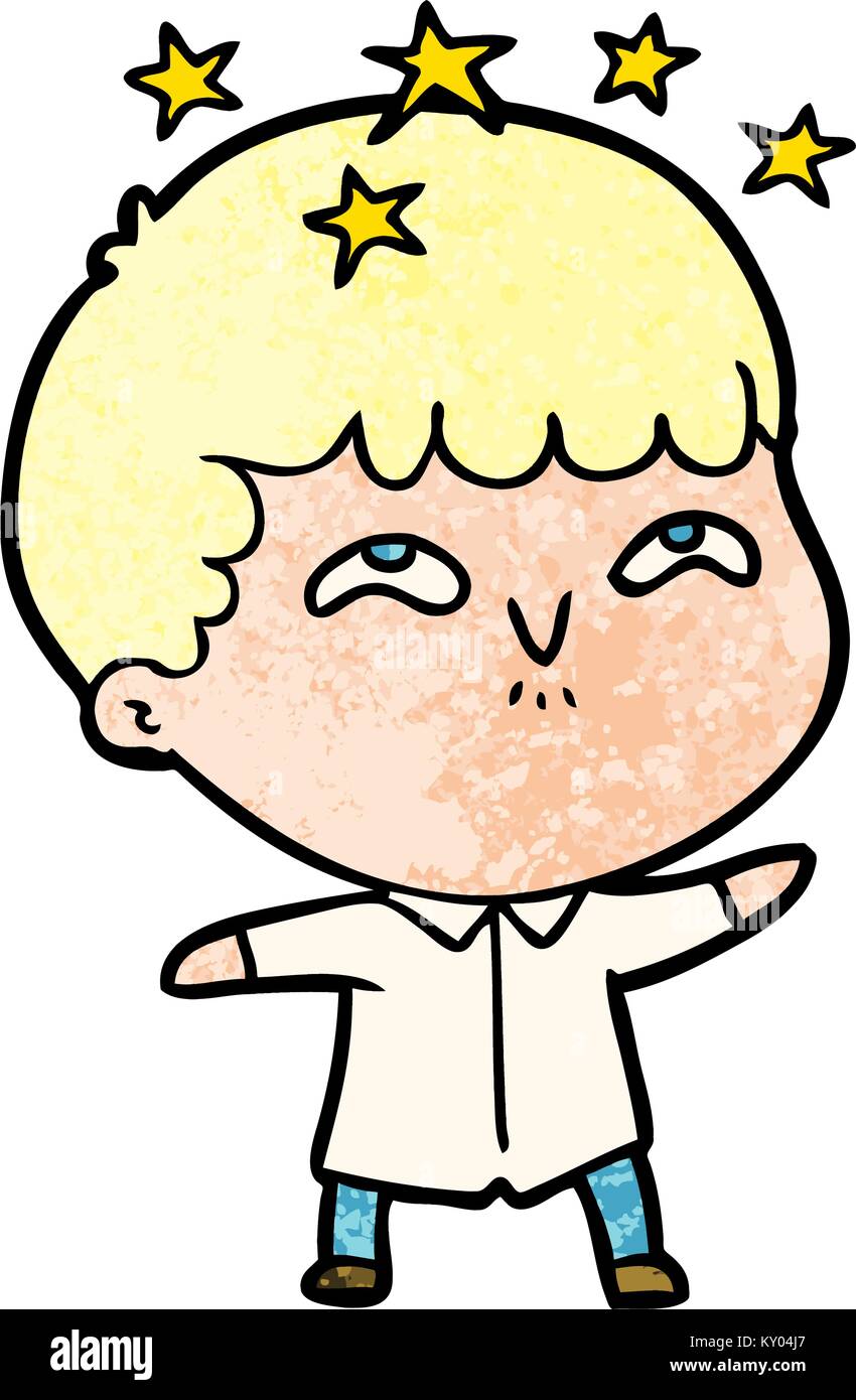 cartoon amazed boy Stock Vector Image & Art - Alamy