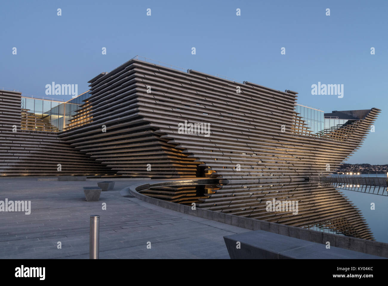 The V&A design museum is part of the waterfront development scheme in ...