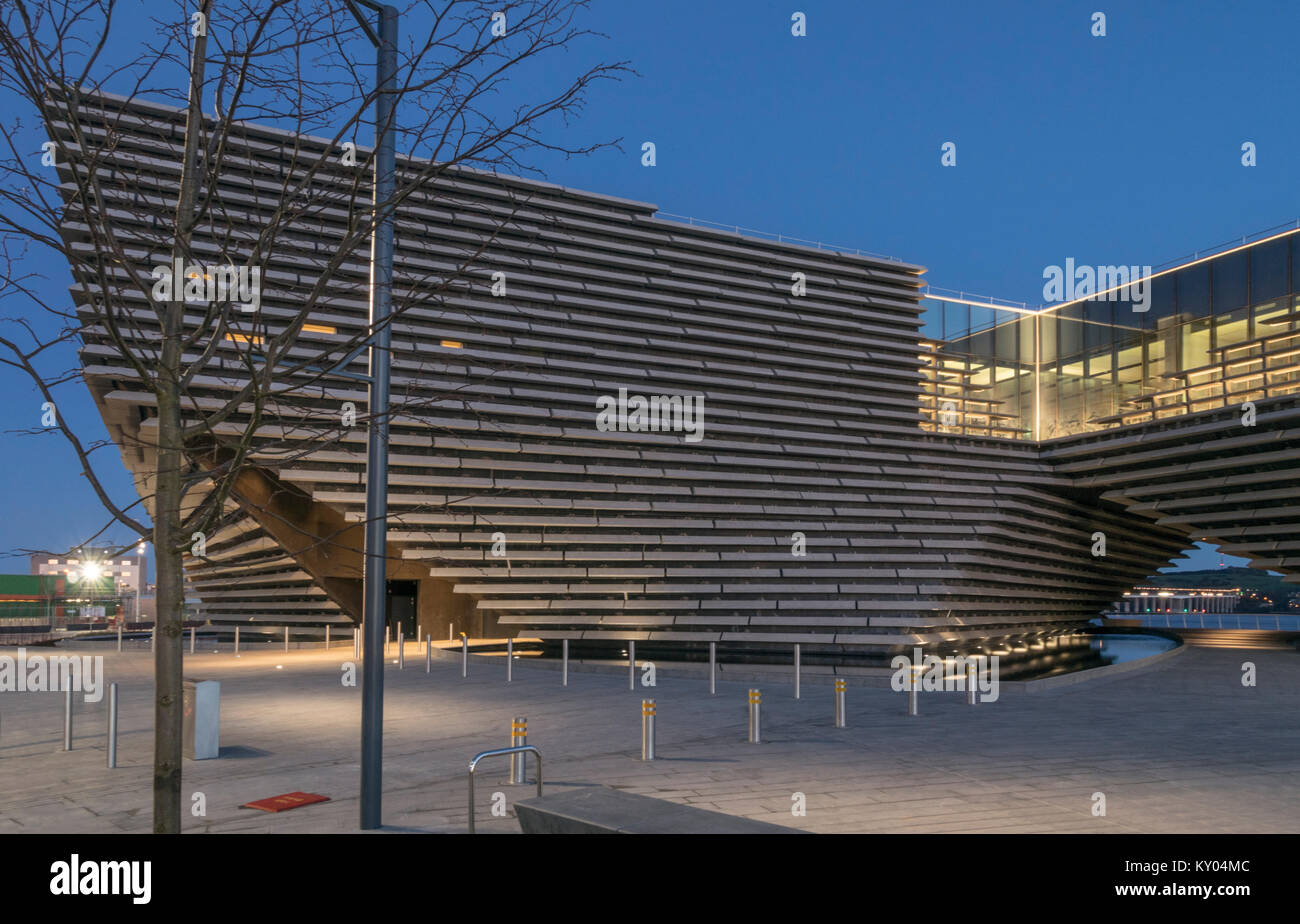 The V&A design museum is part of the waterfront development scheme in ...