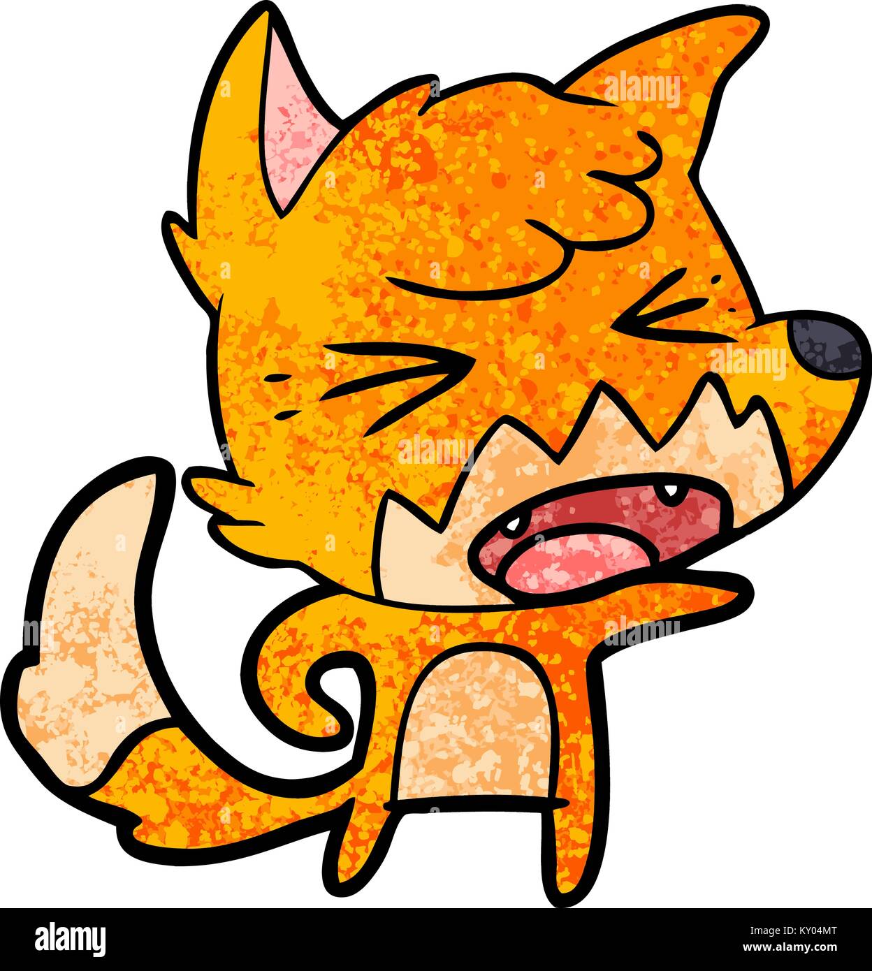 angry cartoon fox Stock Vector Image & Art - Alamy