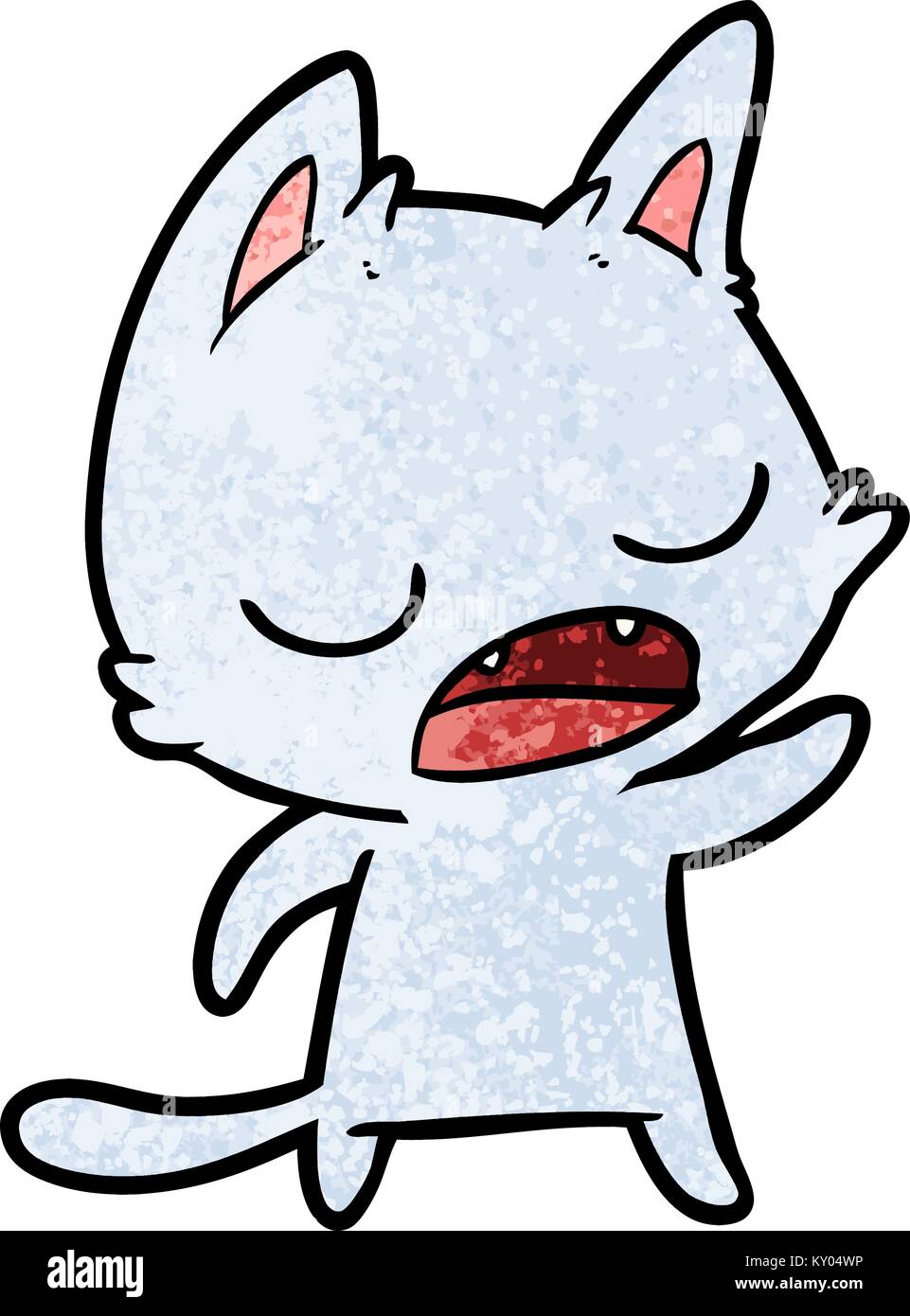 talking cat cartoon Stock Vector Image & Art - Alamy