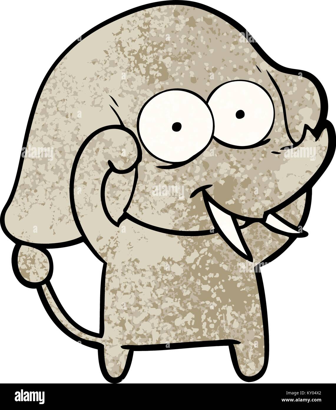 happy cartoon elephant Stock Vector Image & Art - Alamy
