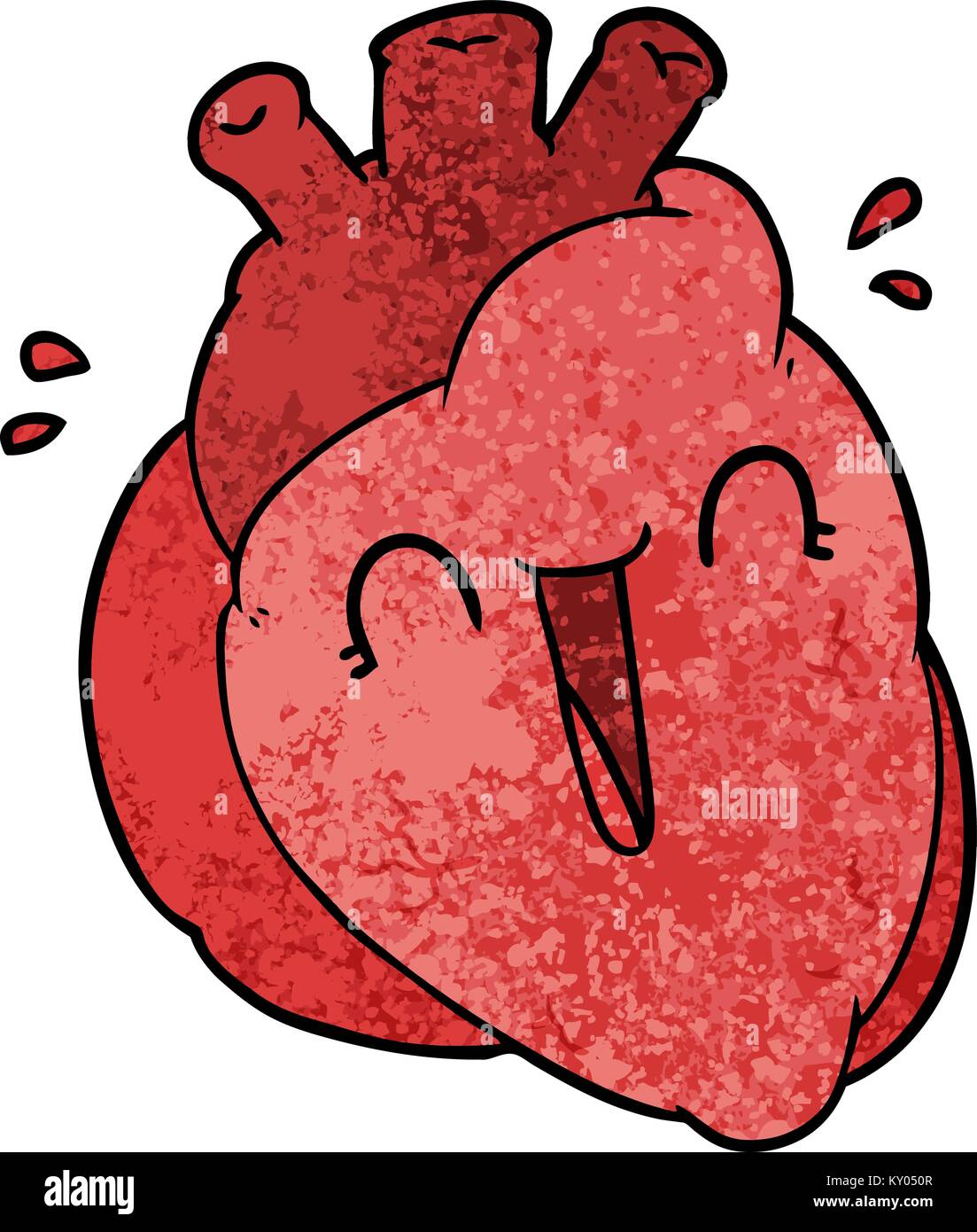 cartoon heart laughing Stock Vector Image & Art - Alamy