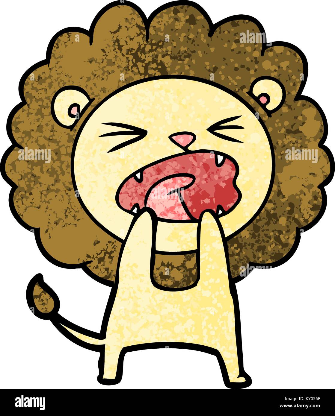 cartoon angry lion Stock Vector Image & Art - Alamy