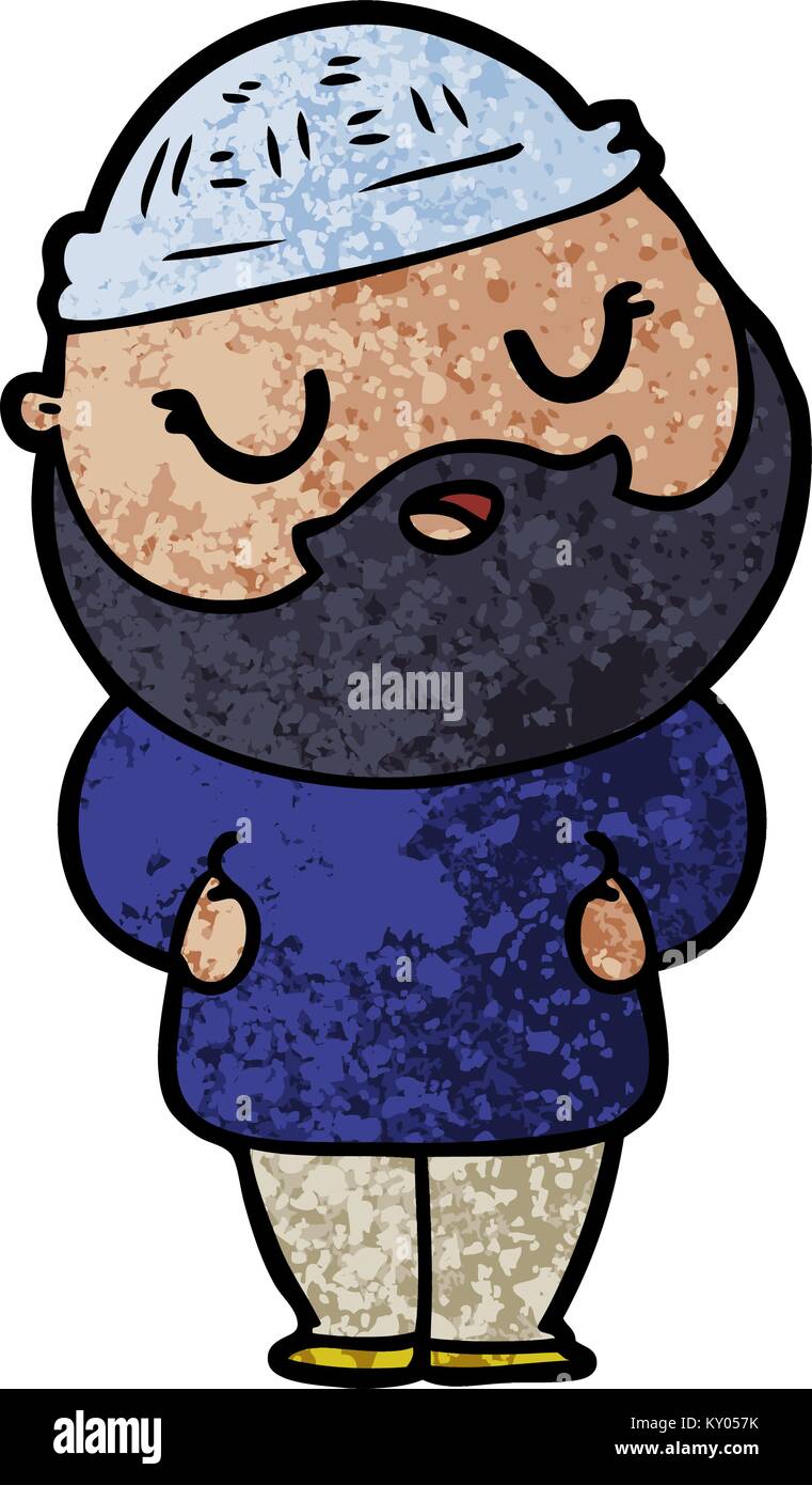 cartoon man with beard Stock Vector Image & Art - Alamy