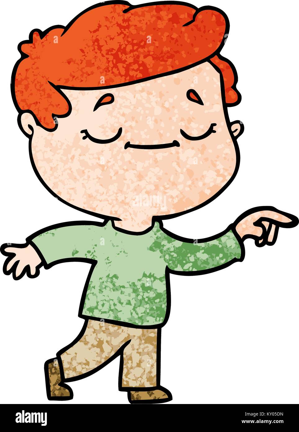 cartoon peaceful man Stock Vector Image & Art - Alamy